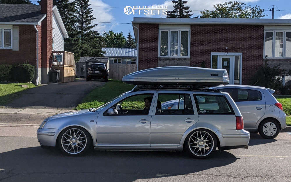 2003 Volkswagen Jetta with 18x8 38 BBS Rc and 225/40R18 Bridgestone ...