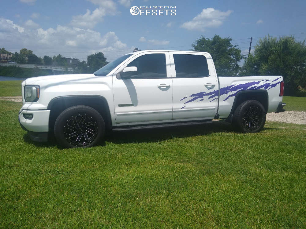 2017 GMC Sierra 1500 with 20x10 -18 Massiv OR4 and 275/55R20 Goodyear ...