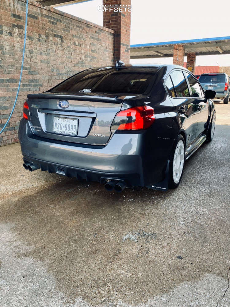 2020 Subaru WRX with 18x8.5 30 Fifteen52 Turbomac and 245/40R18 ...