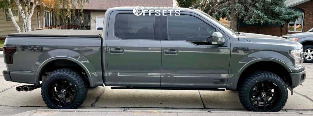 2018 Ford F-150 with 20x12 -44 Hostile Rage and 33/12.5R20 Atturo Trail Blade Mt and Leveling ...