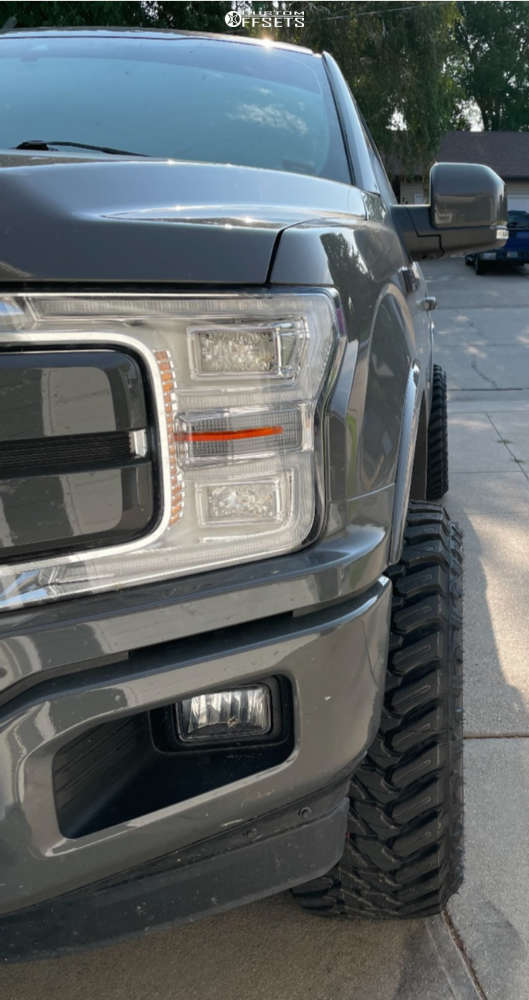 2018 Ford F-150 with 20x12 -44 Hostile Rage and 33/12.5R20 Atturo Trail Blade Mt and Leveling ...