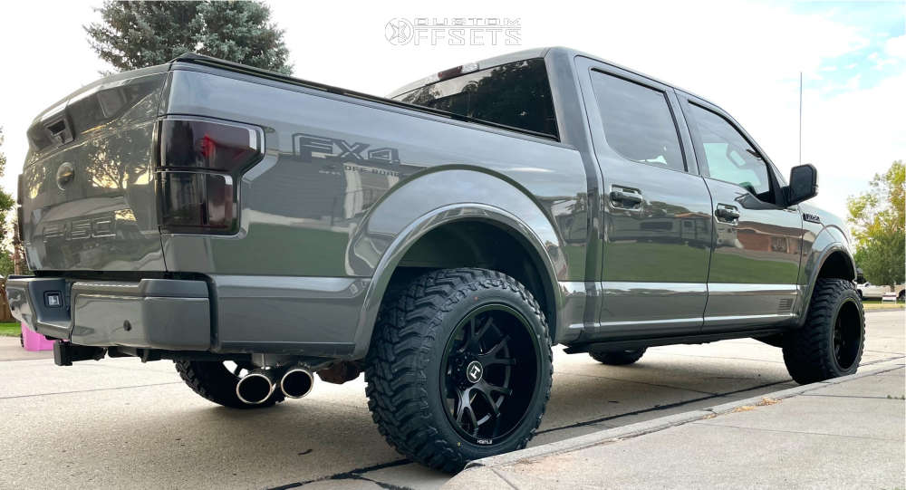 2018 Ford F-150 with 20x12 -44 Hostile Rage and 33/12.5R20 Atturo Trail Blade Mt and Leveling ...