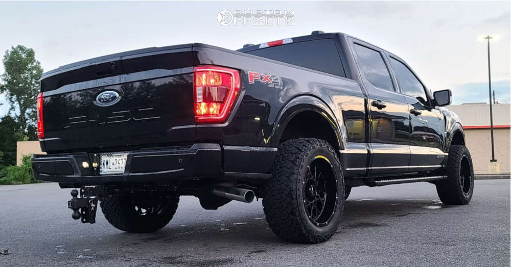 2021 Ford F-150 with 20x10 -25 Vision Rocker and 33/12.5R20 Venom Power ...