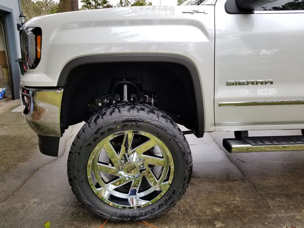 2018 GMC Sierra 1500 with 22x10 -24 Moto Metal Mo998 and 35/12.5R22 ...