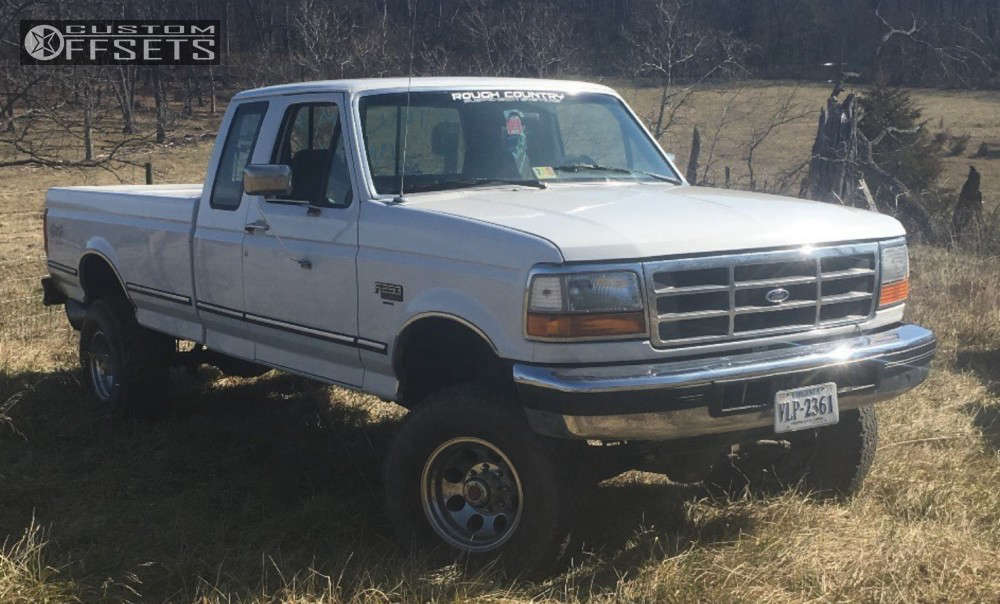 1994 Ford F-250 with 16x10 -25 Pro Comp Series 69 and 285/75R16 General ...