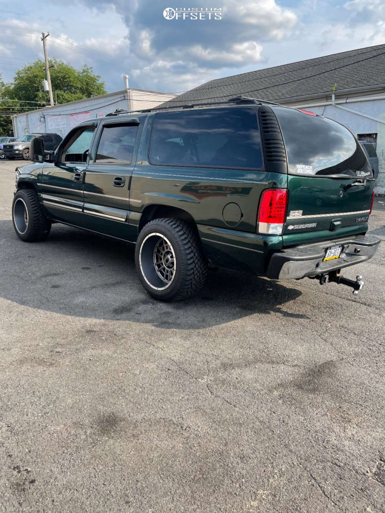 2003 Chevrolet Suburban 1500 with 20x12 -51 Vision Widow and 305/50R20 ...