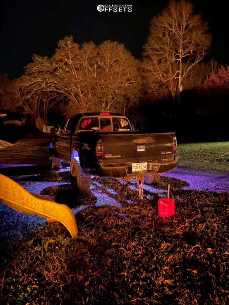 2008 Toyota Tacoma with 17x9 -0 Mickey Thompson Sidebiter Ii and 31/10 ...