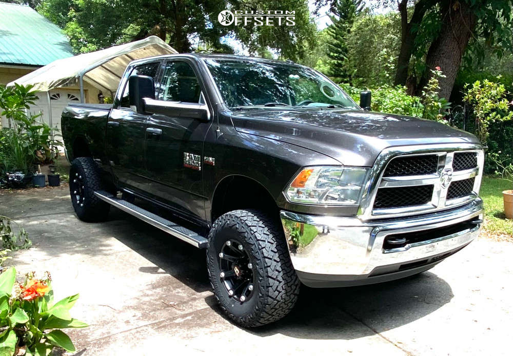 2017 Ram 2500 with 17x9 -12 Ballistic Jester and 35/12.5R17 Venom Power ...