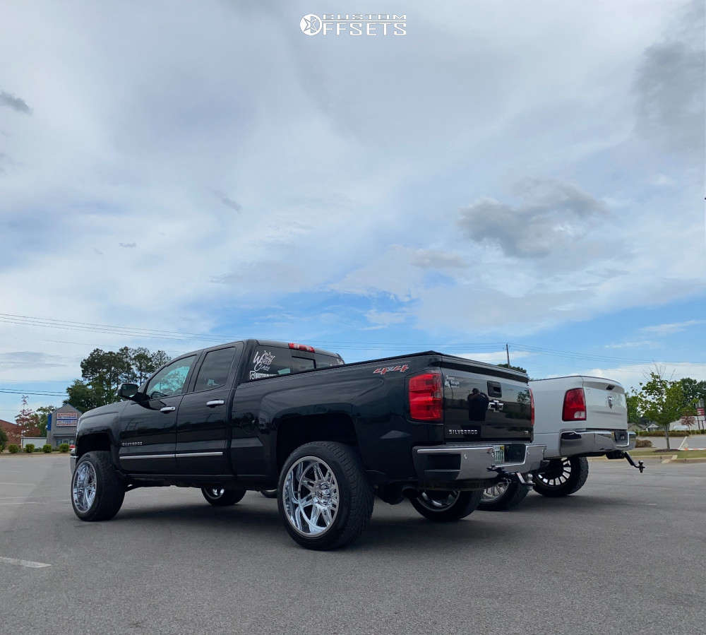 2014 Chevrolet Silverado 1500 with 22x12 -44 RBP 82r and 33/12.5R22 ...