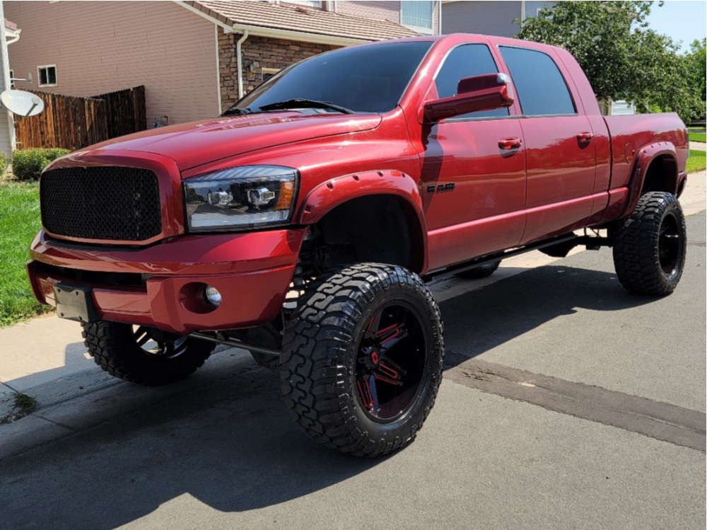 2008 Dodge Ram 1500 with 22x12 -51 Vision Razor and 38/15.5R22 Patriot ...