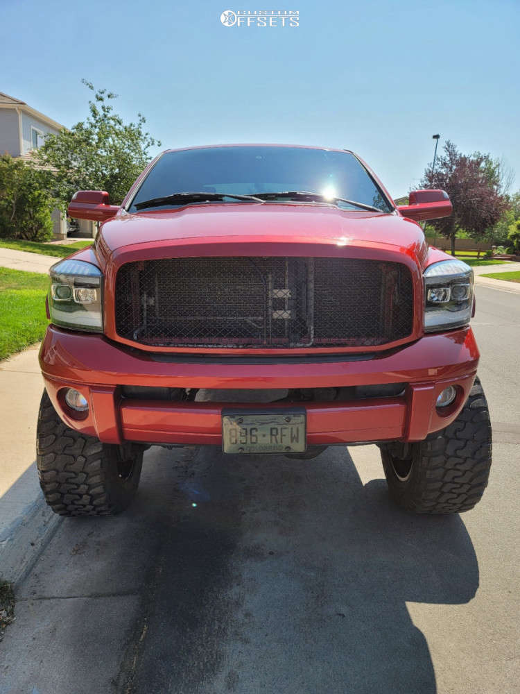 2008 Dodge Ram 1500 with 22x12 -51 Vision Razor and 38/15.5R22 Patriot ...