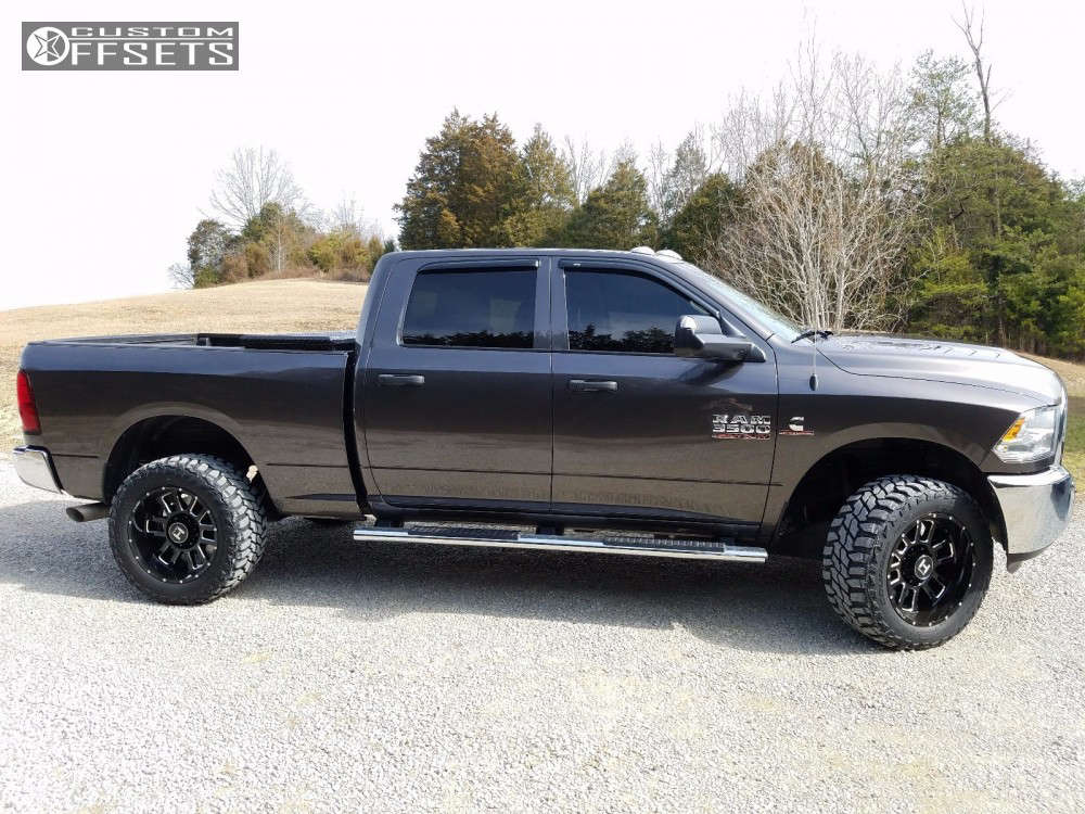 2015 Ram 3500 with 20x10 -19 Hostile Gauntlet and 305/55R20 Mastercraft ...