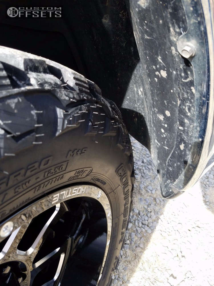 2015 Ram 3500 with 20x10 -19 Hostile Gauntlet and 305/55R20 Mastercraft ...