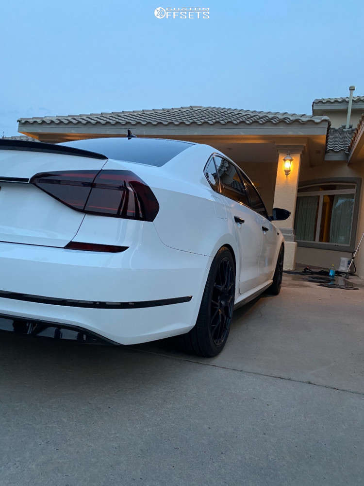 2017 Volkswagen Passat with 19x8 45 Enkei Raijin and 235/30R19 Cooper ...