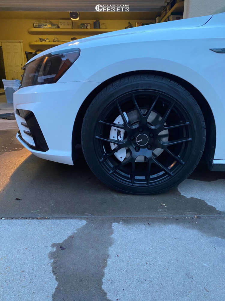 2017 Volkswagen Passat with 19x8 45 Enkei Raijin and 235/30R19 Cooper ...