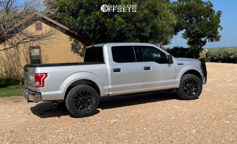 2017 Ford F-150 with 20x10 -12 Wicked Offroad W903 and 285/60R20 Kanati ...