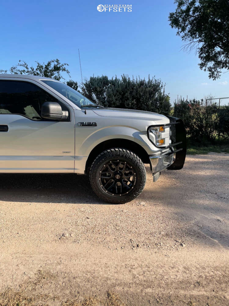 2017 Ford F-150 with 20x10 -12 Wicked Offroad W903 and 285/60R20 Kanati ...