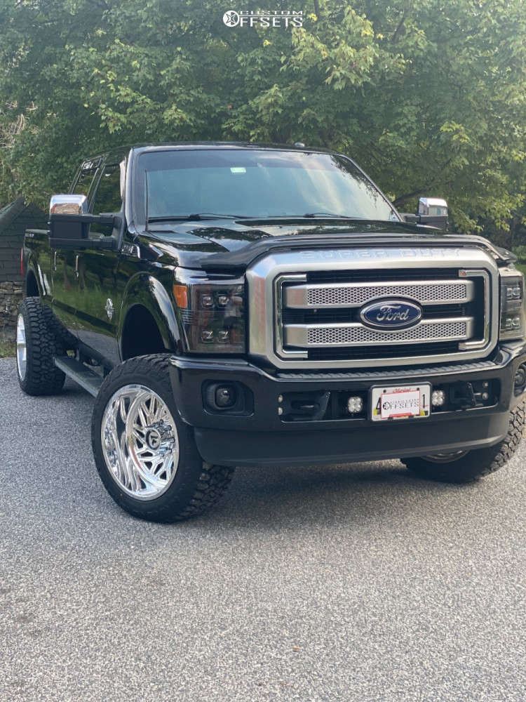 2016 Ford F-250 Super Duty with 22x12 -51 Fittipaldi FTF13 and 35/12 ...