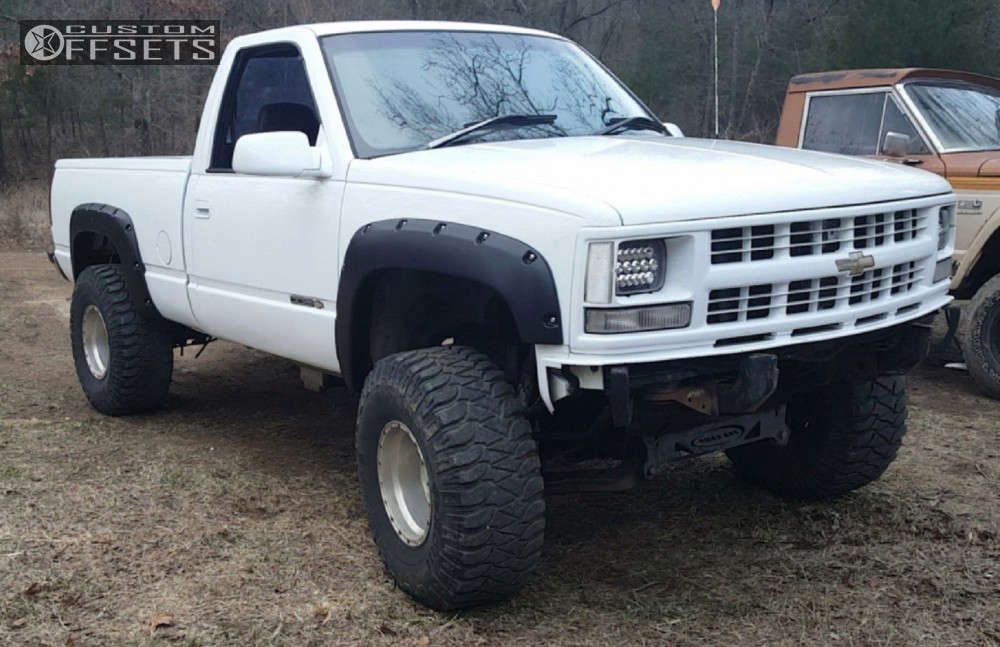 1995 Chevrolet K1500 with 15x12 -44 Weld Racing Cheyenne and 35/12.5R15 ...