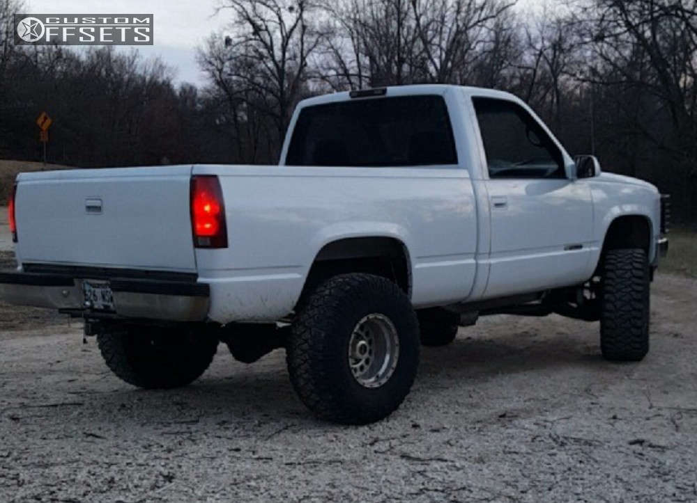 1995 Chevrolet K1500 with 15x12 -44 Weld Racing Cheyenne and 35/12.5R15 ...