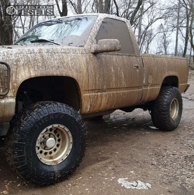 1995 Chevrolet K1500 with 15x12 -44 Weld Racing Cheyenne and 35/12.5R15 ...