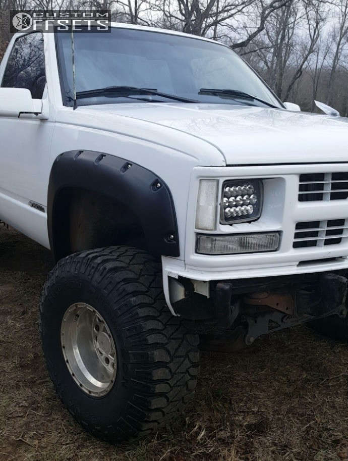 1995 Chevrolet K1500 with 15x12 -44 Weld Racing Cheyenne and 35/12.5R15 ...