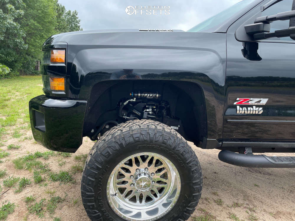 2019 Chevrolet Silverado 2500 HD with 20x12 -44 American Force Trax Ss ...