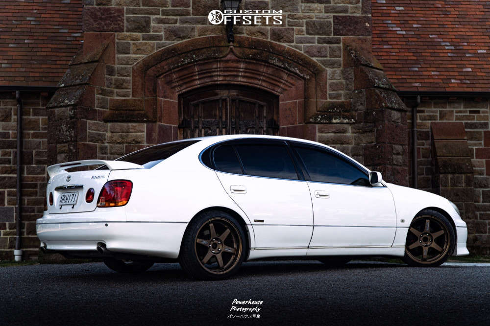 2000 Lexus GS300 with 19x8.5 29 Rays Engineering Te37 and 235/35R19 ...