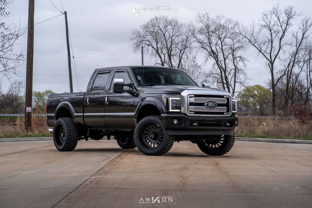 2013 Ford F-250 Super Duty with 22x12 -44 ARKON OFF-ROAD Caesar and 35/ ...