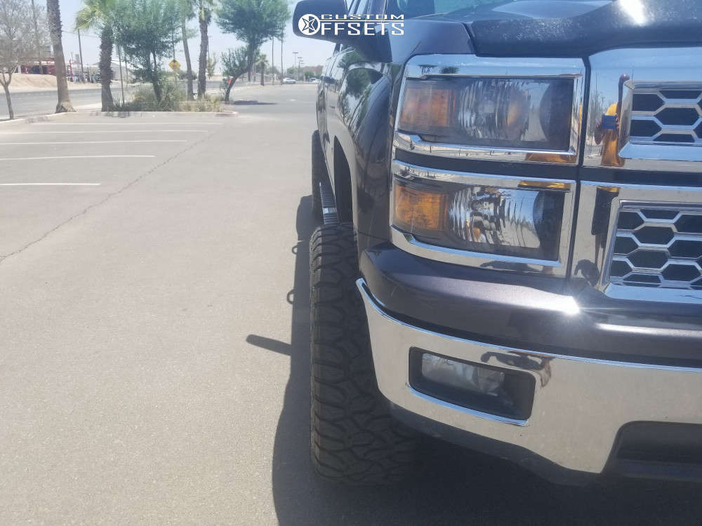 2015 Chevrolet Silverado 1500 with 20x12 -44 Motiv Offroad Balast and ...