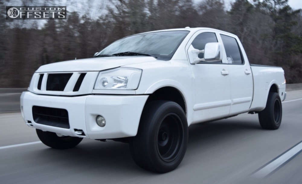 2008 Nissan Titan with 20x10 -24 Method Standard and 305/50R20 Nitto ...