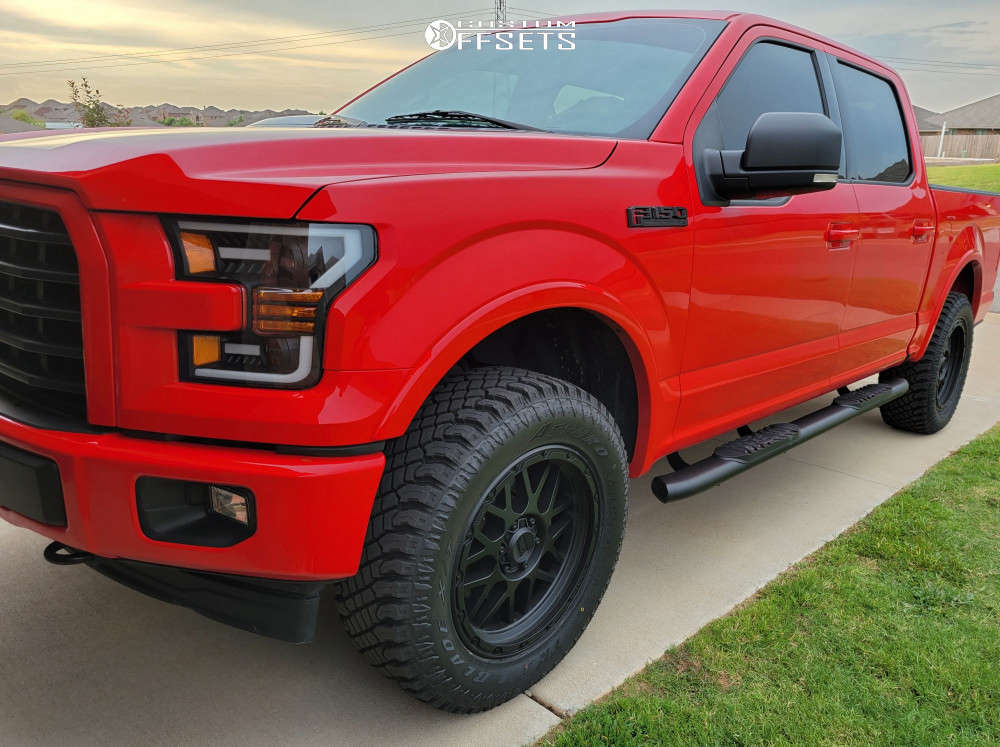 2017 Ford F-150 with 20x9 18 KMC XD135 Grenade and 295/60R20 Atturo Trail Blade Xt and Leveling ...