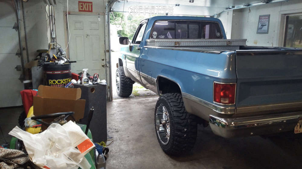 1984 Chevrolet K20 with 20x12 -51 Vision Rocker and 33/12.5R20 Federal ...