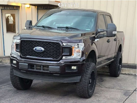 2019 Ford F-150 with 20x10 -25 TIS 544MB and 35/12.5R20 Toyo Tires Open ...