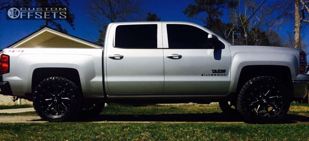 Wheel Offset 2017 Chevrolet Silverado 1500 Super