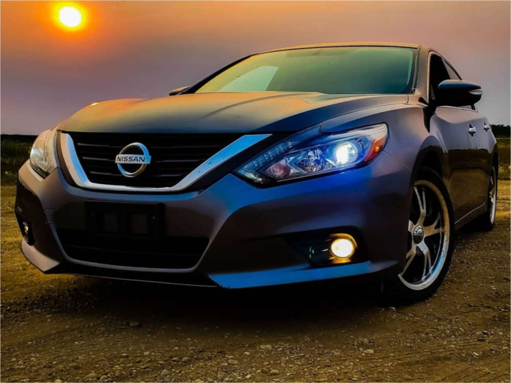 2018 Nissan Altima with 18x8 25 Panther Vector and 235/35R18 ...