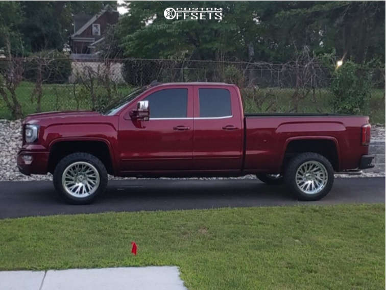 2017 GMC Sierra 1500 with 20x10 -25 Cali Offroad Purge and 32/10.5R20 ...