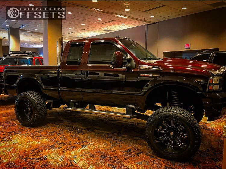 2007 Ford F-350 Super Duty with 22x14 -76 American Truxx The Bomb and ...