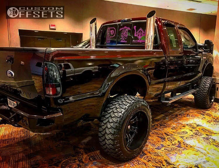 2007 Ford F-350 Super Duty with 22x14 -76 American Truxx The Bomb and ...