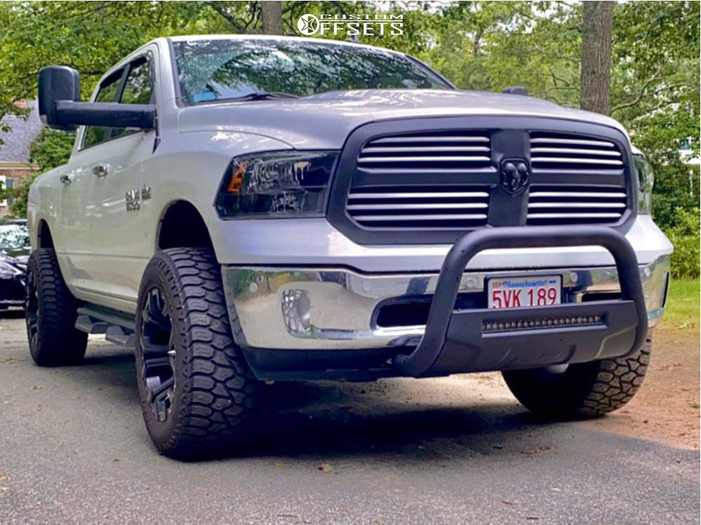 2017 Ram 1500 with 20x12 -44 RBP Forged 64R Widow and 35/12.5R20 AMP ...
