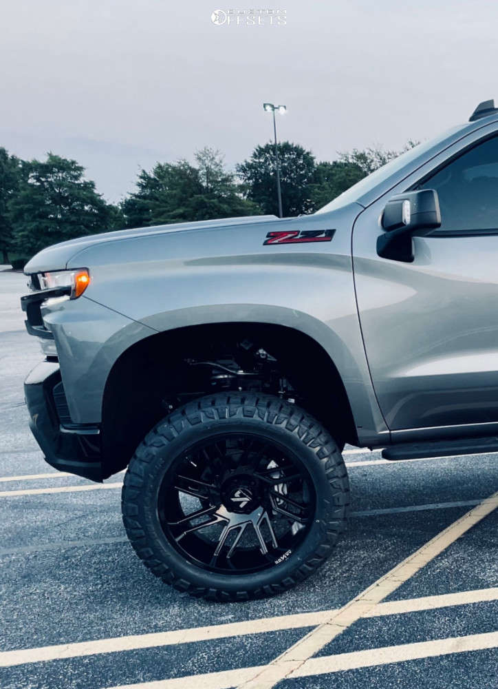 2021 Chevrolet Silverado 1500 with 22x12 -51 ARKON OFF-ROAD DaVinci and ...