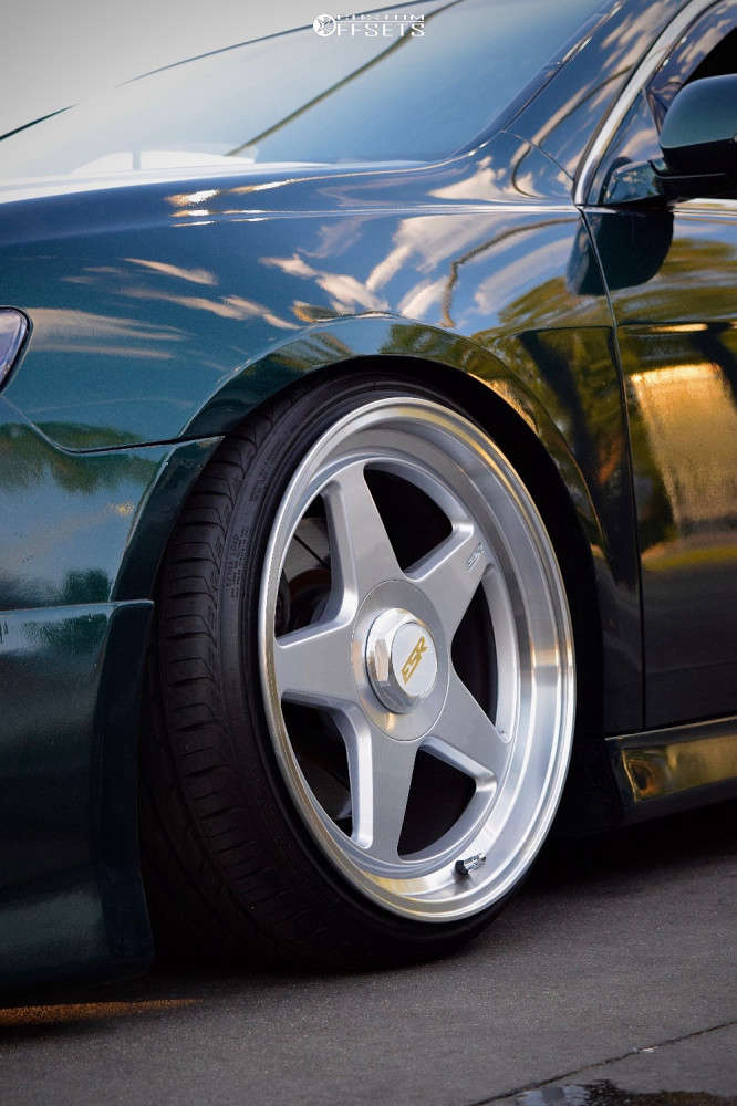 2006 Acura TSX with 18x9.5 22 ESR Cr5 and 215/35R18 Delinte DH2 and ...