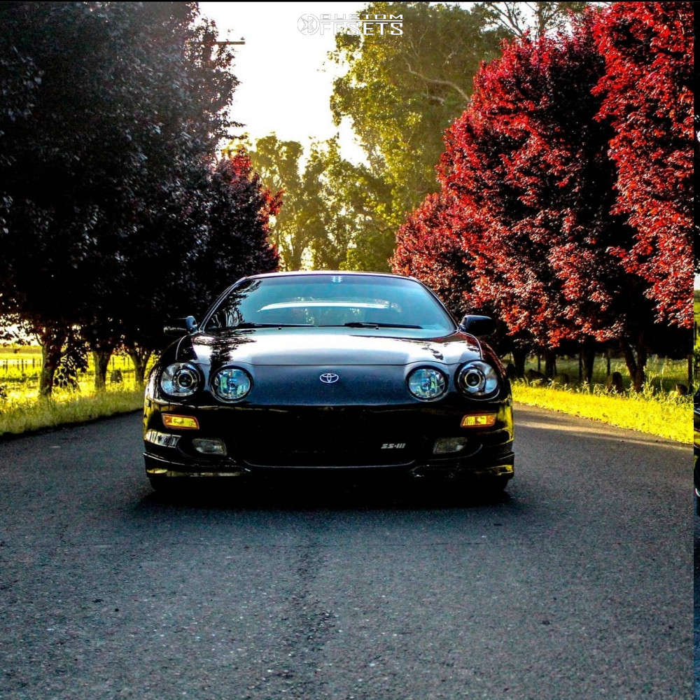1999 Toyota Celica with 18x7 10 TSW Rivage and 245/40R18 Nitto Nt555r and Coilovers | Custom Offsets