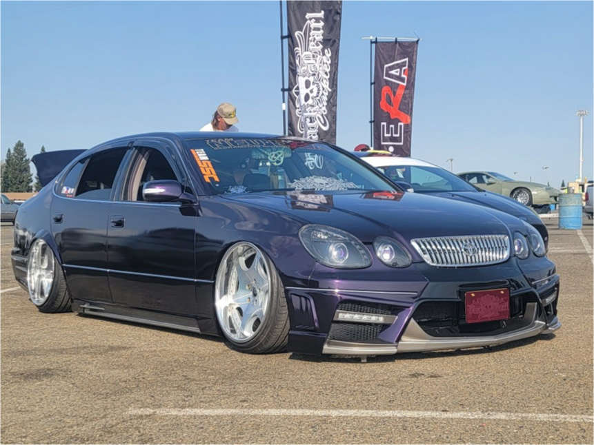 2004 Lexus GS300 with 19x11 5 Weds Bazreia and 235/35R19 Federal 595 Rs ...