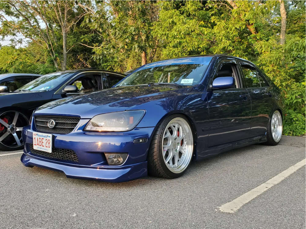 2002 Lexus IS300 with 18x8.5 35 Aodhan Ds01 and 225/35R18 Federal Ss595 ...