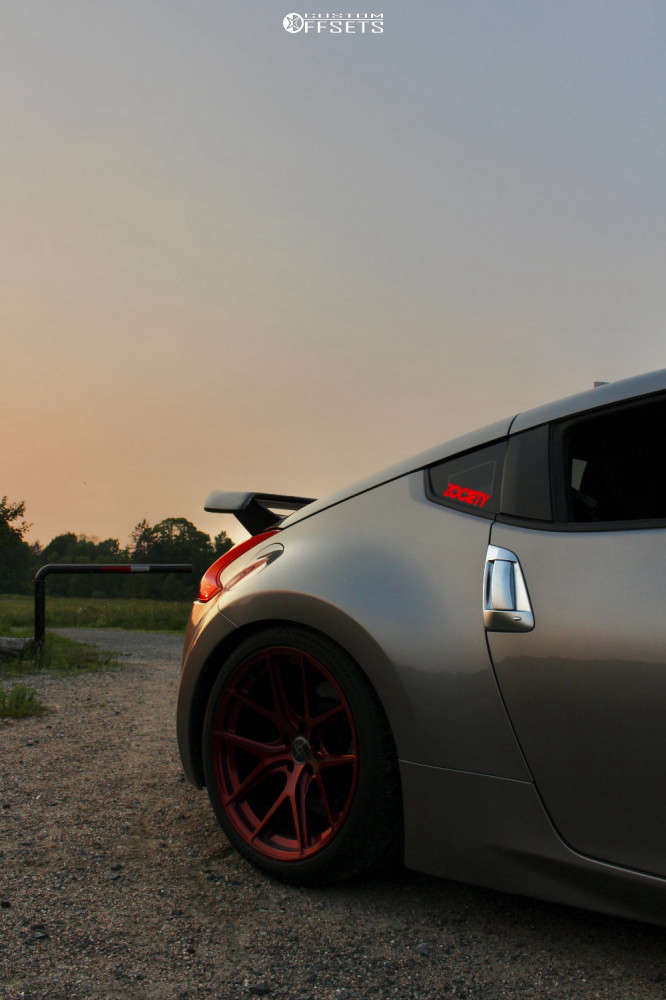 2010 Nissan 370Z with 19x10.5 35 305 Forged Ft101 and 275/35R19 ...
