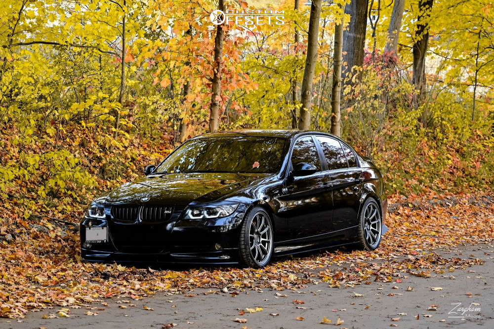 2007 BMW 335xi Wheel Offset Flush Coilovers | 1808166 | Custom Offsets