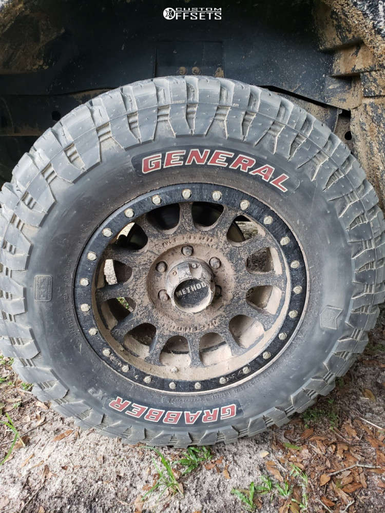 2020 Ford Ranger with 17x8.5 0 Method Mr305 and 33/12.5R17 General ...