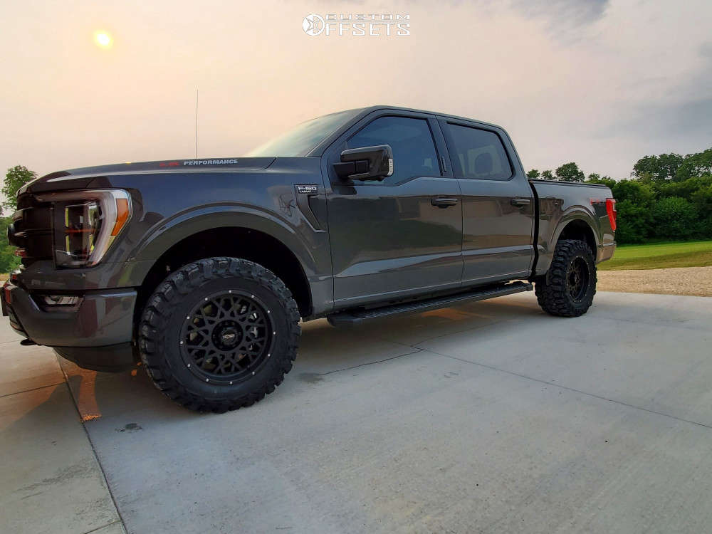 2021 Ford F-150 with 18x9 -12 Vision Rocker and 33/12.5R18 Gladiator ...
