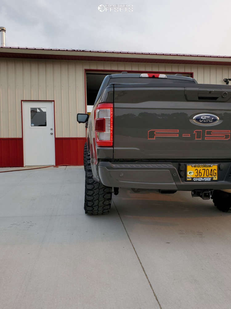 2021 Ford F-150 with 18x9 -12 Vision Rocker and 33/12.5R18 Gladiator ...